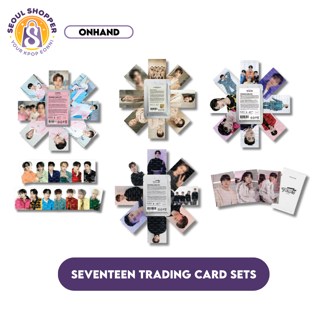 Seventeen Trading & Lenticular Card Set – Seoul Shopper