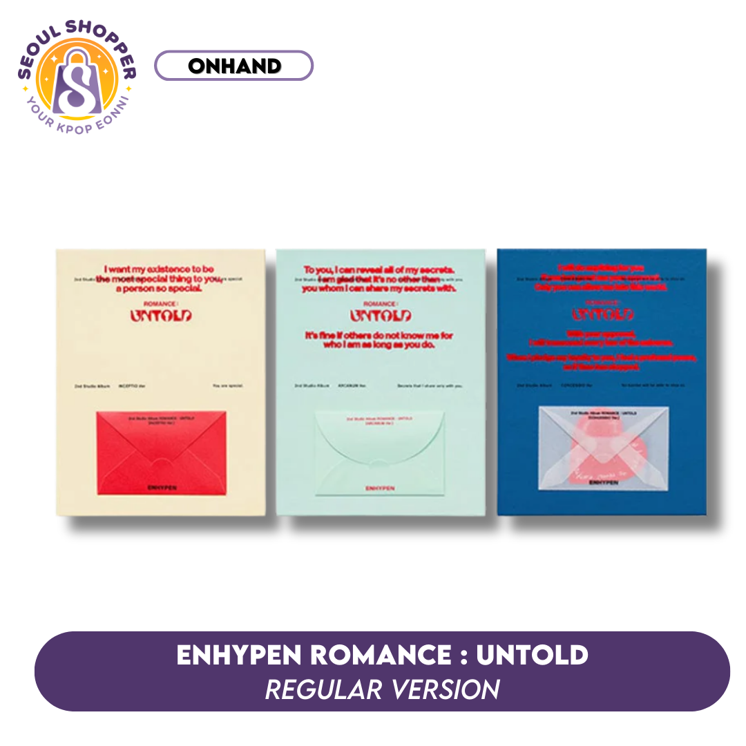 ENHYPEN - ROMANCE : UNTOLD Regular Version mo – Seoul Shopper