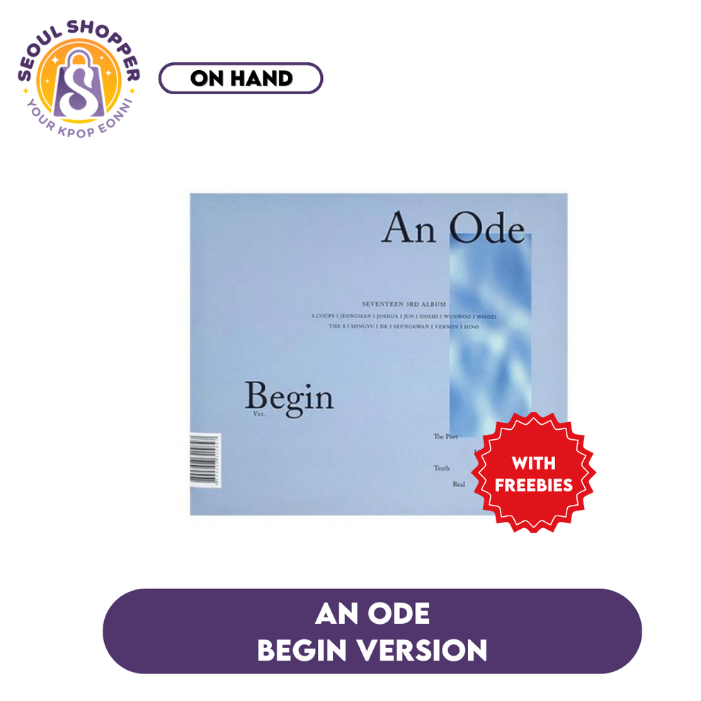 Seventeen 3rd Album - An Ode – Seoul Shopper