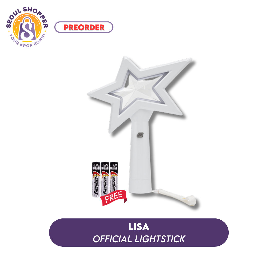 (ONHAND) LISA OFFICIAL LISA STAR LIGHT (LIGHTSTICK) – Seoul Shopper